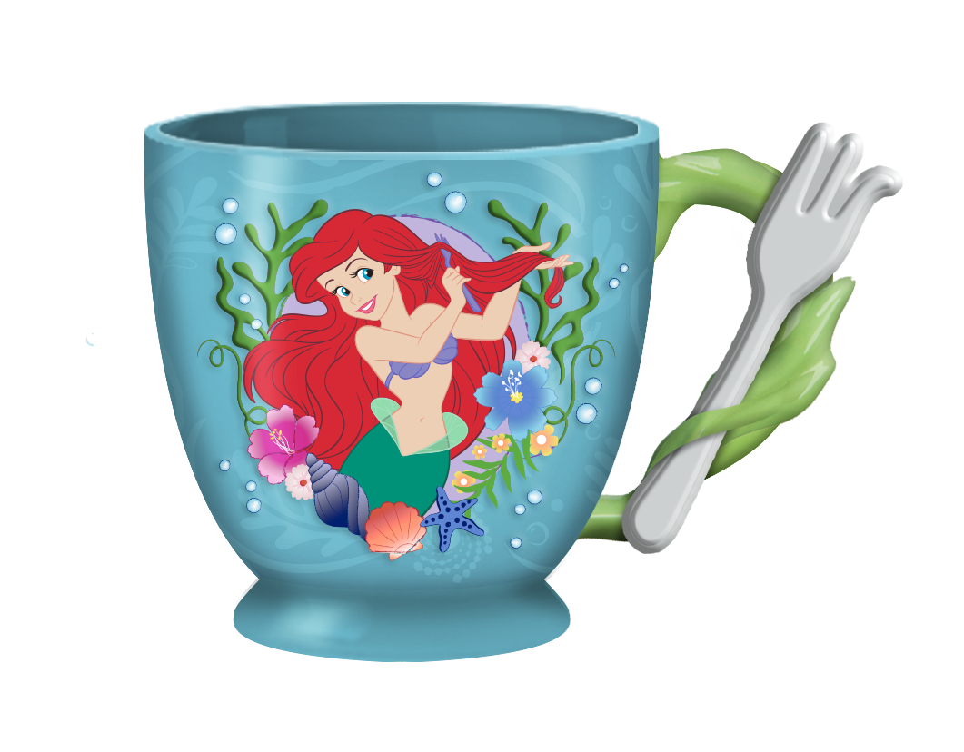 Little Mermaid Disney Princess Ariel 20 oz Sculpted Mug – Hidden Gems ...